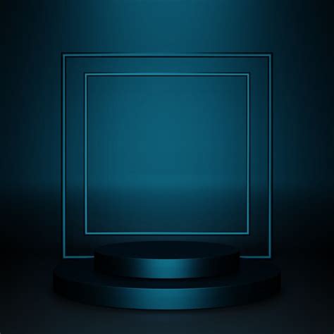 Premium Photo 3d Render Square And Cylinder Geometric Abstract Background For Ui Ux Web Social