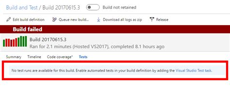 Publish Core Xunit Test Results In Vsts Trailmax Tech