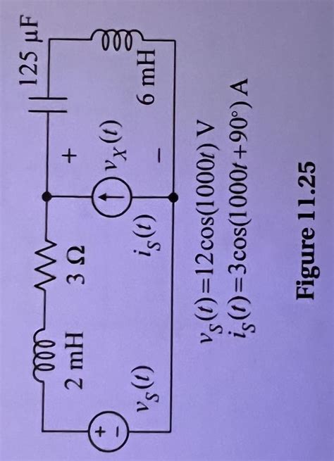 Solved 5 Consider The Circuit Of Fig 11 25 Which Is
