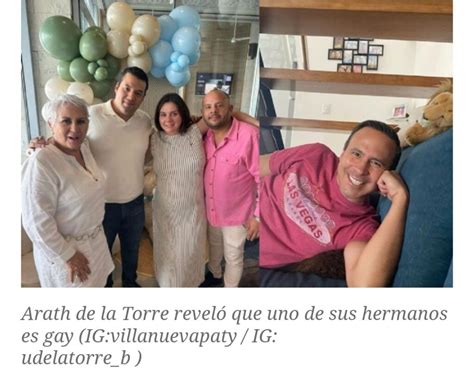 ¿quién Es El Hermano De Arath De La Torre Miembro De La Comunidad