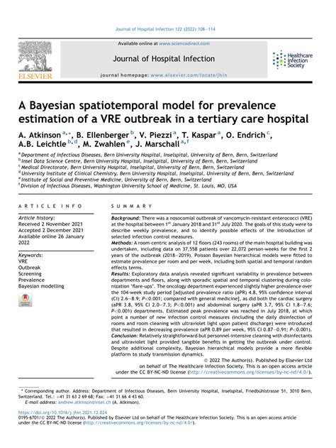 Pdf A Bayesian Spatiotemporal Model For Prevalence Estimation Of A