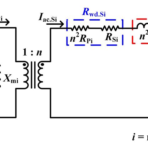 Transformer Equivalent Model With Equivalent Impedance Referred To Download Scientific Diagram