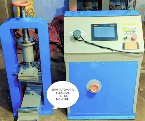 Polished Mild Steel Semi Automatic Flexural Testing Machine 240 V At