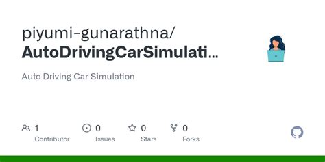 Github Piyumi Gunarathna Autodrivingcarsimulation Auto Driving Car