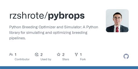 github rzshrote pybrops python breeding optimizer and simulator a