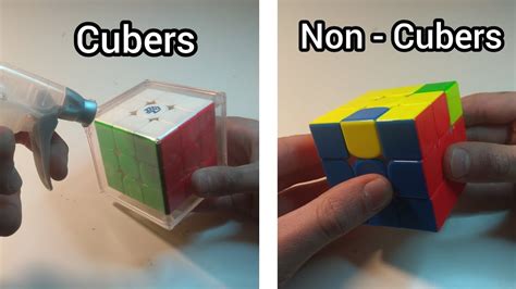 Cubers Vs Non Cubers How They Treat Their Gan Cubes Youtube
