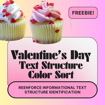 Valentine S Day Informational Text Structure Color Sort Grades 5 8 FREEBIE