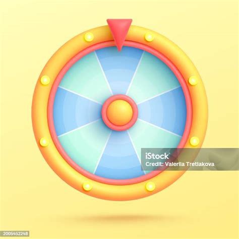 벡터 3d 아이콘은 노란색 배경에 고립되어 있습니다 게임 아이콘입니다 행운의 수레바퀴 룰렛 엽서 아이콘 포스터 배너 웹 디자인
