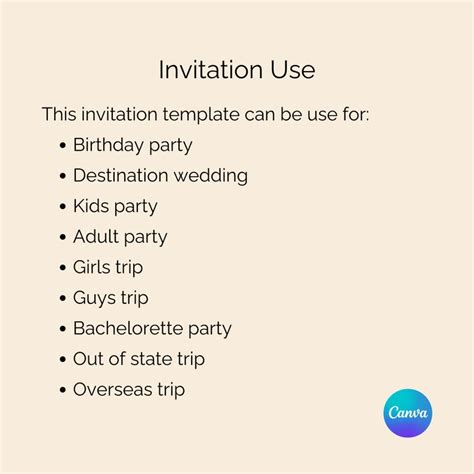 Passport Invitation Template For Destination Wedding Birthday Party