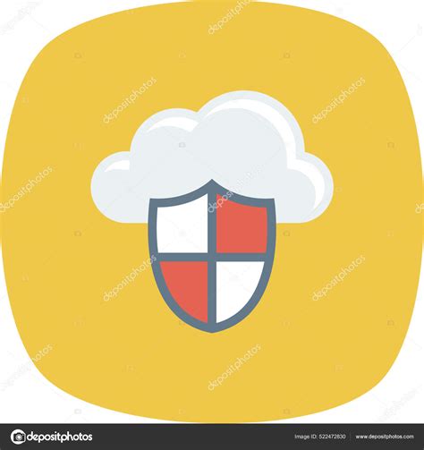 Cloud Computing Key Icon Flat Style Stock Vector Image By ©iconfinder 522472830