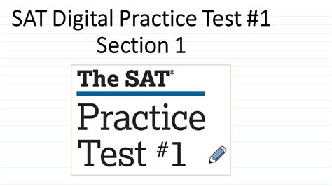 Digital Sat Practice Test 1 Walkthrough Math Section 1 Easy Explanations Youtube