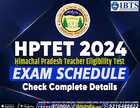 Hp Tet 2024 Application Form Exam Date Eligibility Criteria Exam Pattern