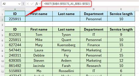 How To Use The Dget Function In Excel