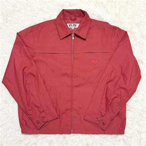【目立った傷や汚れなし】プレイコムデギャルソン Play Comme Des Garcons コーチジャケット スイングトップ ドリズラー