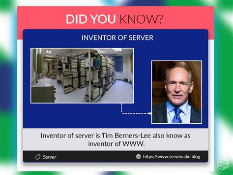 Inventor Of Server World Wide Web Servercake