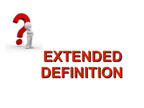 Extended Definition Pdf
