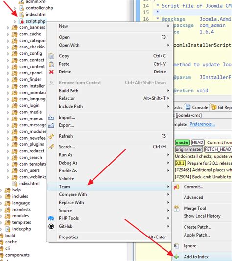 Git For Coders Joomla Documentation