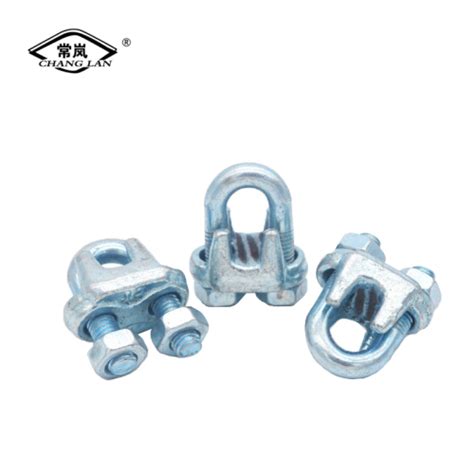 미국 유형 Din741 Din1142 가단성 와이어 로프 클립 의 고품질 미국 유형 Din741 Din1142 가단성 와이어 로프 클립