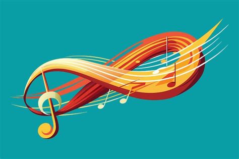 Premium Vector A Classic Music Note Transformed Into A Dynamic