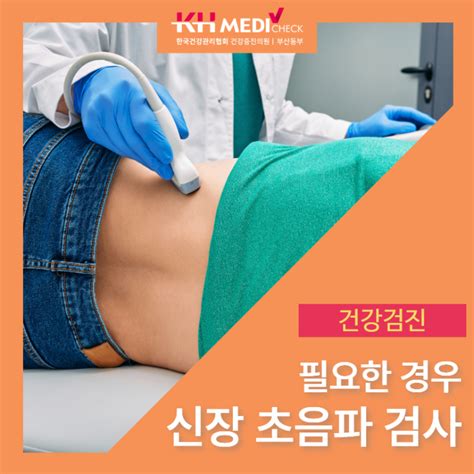신장 초음파 검사 필요한 경우 네이버 블로그