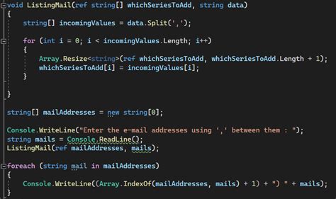 Ref Out Params Keywords The Ref Out And Params Keywords Is By Hazar Seven Medium