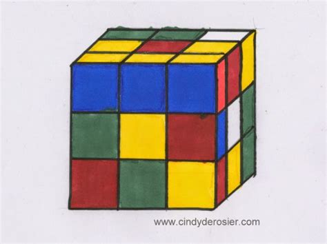 How To Draw A Rubik S Cube Fun Family Crafts How To Draw A Rubik S Cube Fun Family Crafts