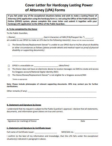Free 11 Lasting Power Of Attorney Forms Download How To Create Guide Tips