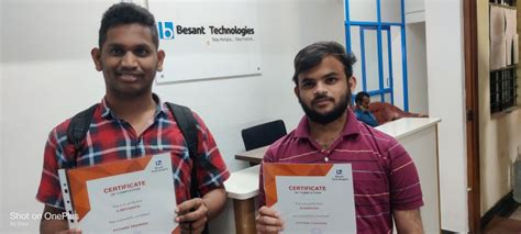 Besant Technologies On Linkedin Your Drive And Passion Are Infectious Congratulations On Your