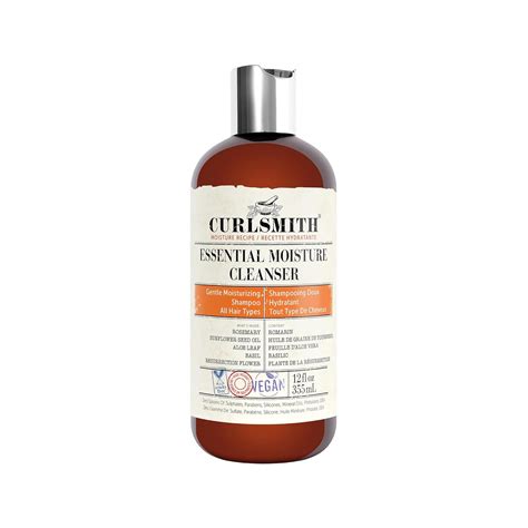 Amazon Com CURLSMITH Essential Moisture Cleanser Gentle Nourishing Shampoo For Wavy Curly