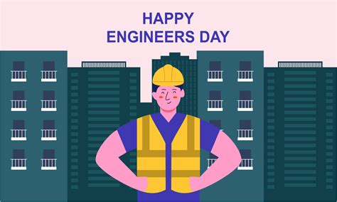 Engineering And Construction Illustrated Happy Engineers Day 10411628