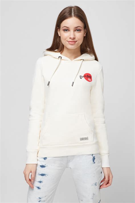 Белое худи для девушек SuperDry W2010595A;22C — Ultrashop