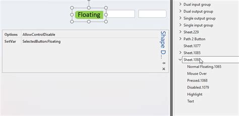 Visio Button Session Variable Dataminer Dojo