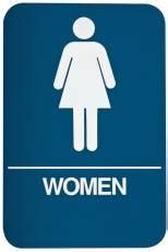 Don Jo Ada Bathroom Signs Mens Womens 161 Filler Plate Kits Key
