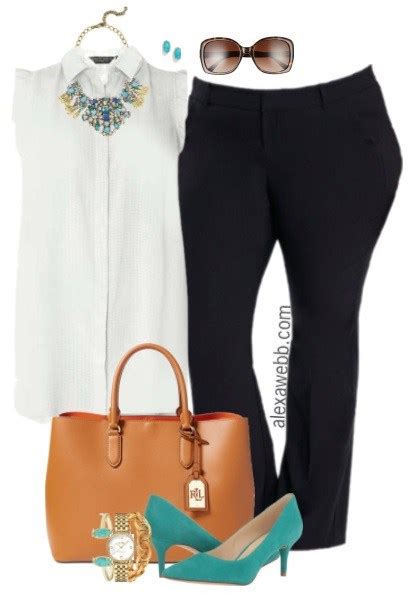 Plus Size Summer Work Outfit Alexa Webb