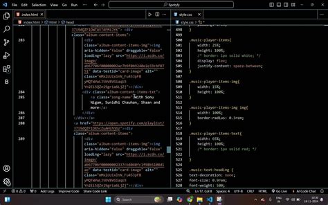 vikas yadav on linkedin webdevelopment frontenddeveloper spotifyui codingjourney