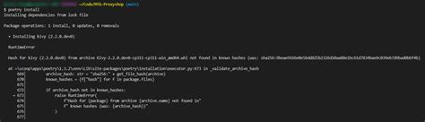 Bug Runtimeerror Unable To Install Project Dependencies Kivy · Issue 65 · Investigamer