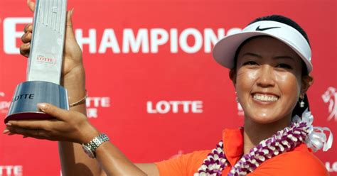 포토 우승트로피와 미소 2014 Lpga 롯데 챔피언십 마지막 라운드 9