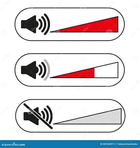 Volume Control Digital Volume Knobs Adjust Opacity Mask To Set Volume