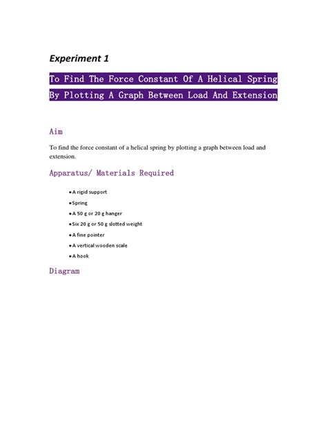 Physics Practical Manual Term2 Pdf Tension Physics Temperature