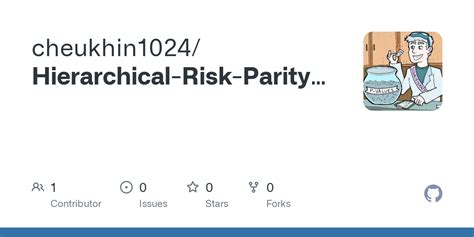 Github Cheukhin1024hierarchical Risk Parity Algorithm