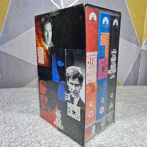 Hunt For Red October Clear And Present Danger Patriot Games Vhs