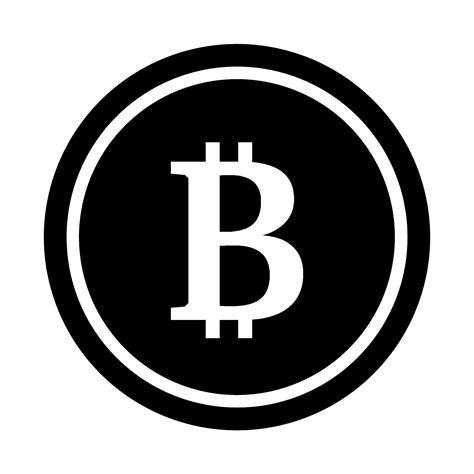 Bitcoin Silhouette Icon With Modern Design 48034162 Png