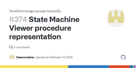state machine viewer procedure representation · issue 374