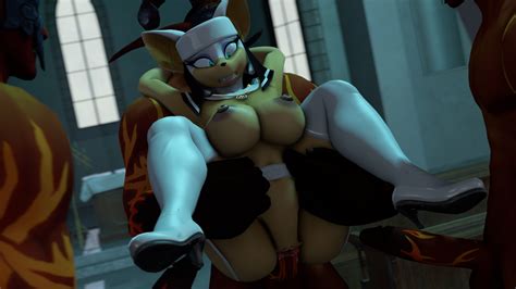 Rule 34 16 9 2022 3d 3d Artwork 3d Model Anthro Areola Bat Black Nose Blue Eyes Breasts