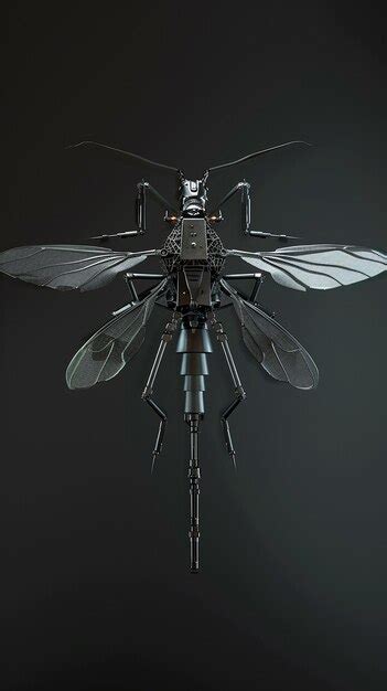 Robot Insect Nanorobot Insect Premium Ai Generated Image