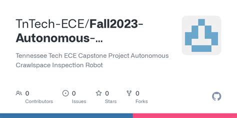 Github Tntech Ece Fall2023 Autonomous Crawlspace Inspection Robot