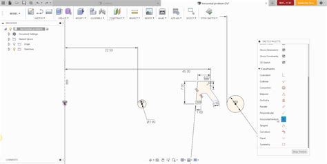 Solved 2d Constraints Horizontalvertical Problem Autodesk Community