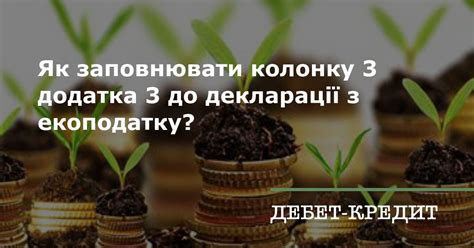 Як заповнювати колонку 3 додатка 3 до декларації з екоподатку