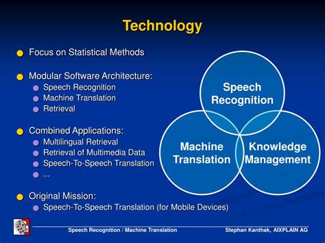 Ppt Advanced Speech Recognition And Machine Translation Technology Powerpoint Presentation