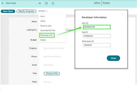Prefilling Fields In Webforms Podio